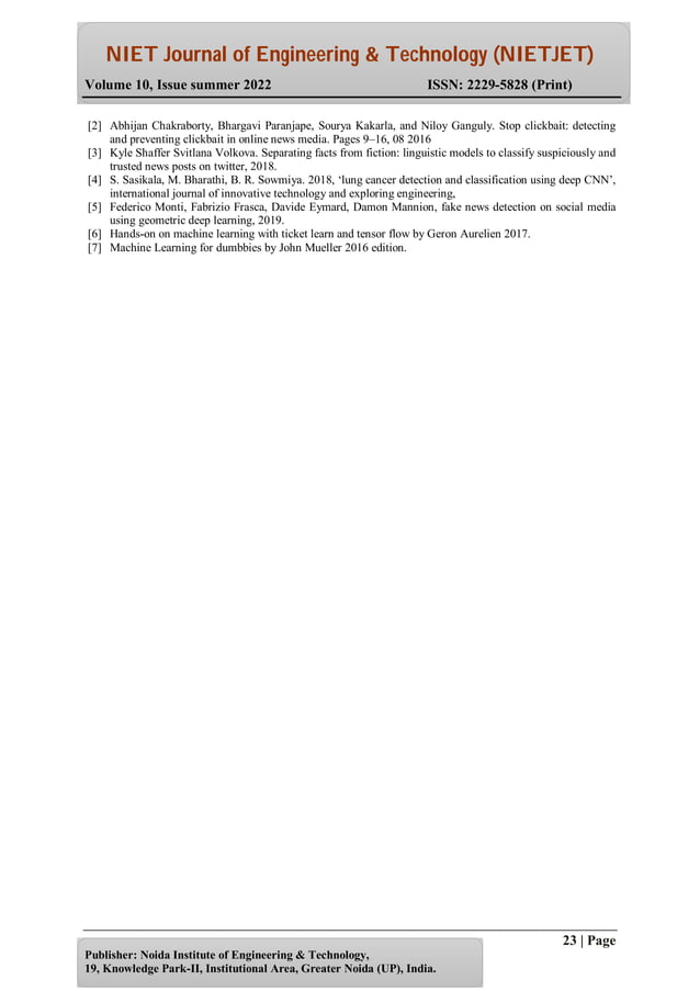 Fake News Detection using Deep Learning | PDF