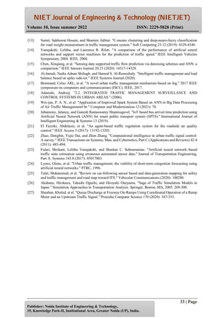 A Review paper on Artificial Neural Network: Intelligent Traffic Management System | PDF