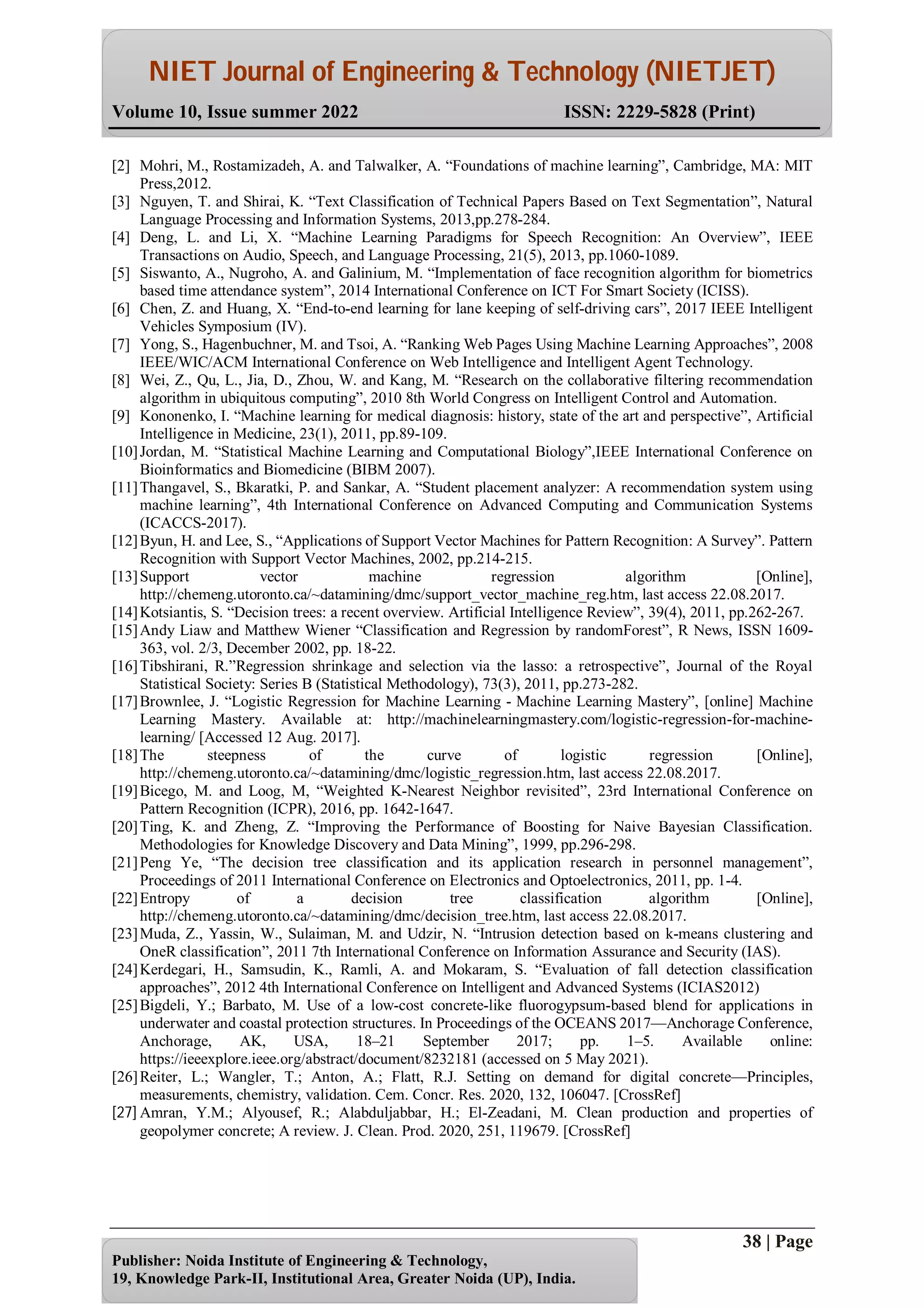 A Detailed Analysis Of The Supervised Machine Learning Algorithms Pdf
