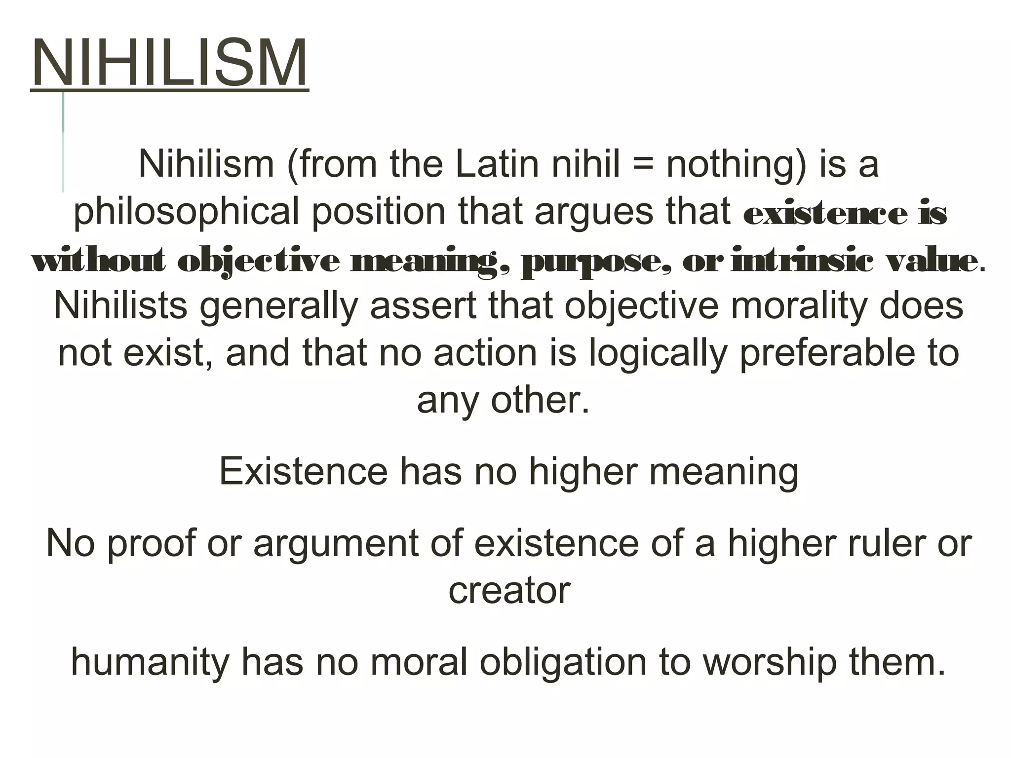 Nietzsche's prominent works and God is dead. | PPT