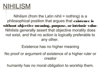 Nietzsche's prominent works and God is dead. | PPT