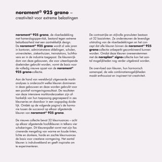 nora flooring systems - Nieuw kleurenscala norament 925 grano | PDF