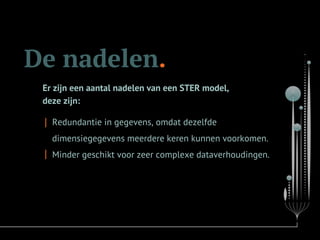 ster model - data model de voor en nadelen | PDF