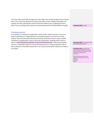 Final reflections | PDF