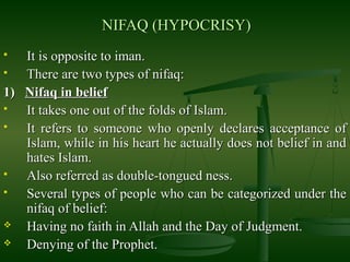 Nifaq (munafiq) | PPT