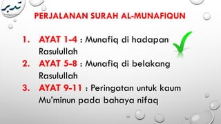 NIFAQ DALAM SURAH AL-MUNAFIQUN | PDF