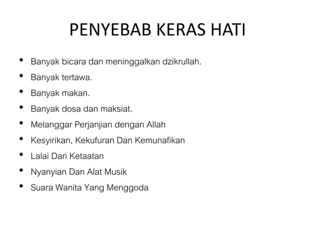 Nifaq & keras hati | PPTX