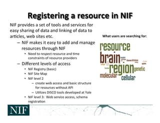 Where are the Data? Perspectives from the Neuroscience Information ...
