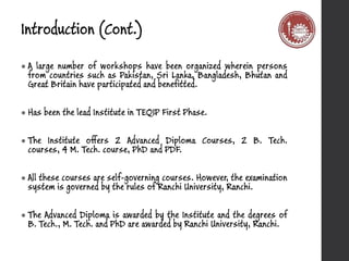 National Institute of Foundry and Forget Technology (NIFFT), Ranchi | PPT