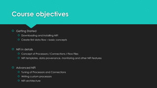 Apache NiFi Course PPT for Basic Reference | PPT