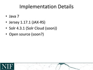 NIF services overview | PPT