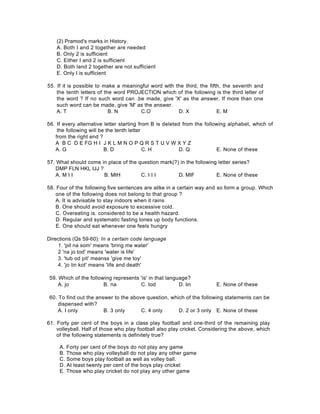 nift question papers for fashion management - MAT1 | PDF