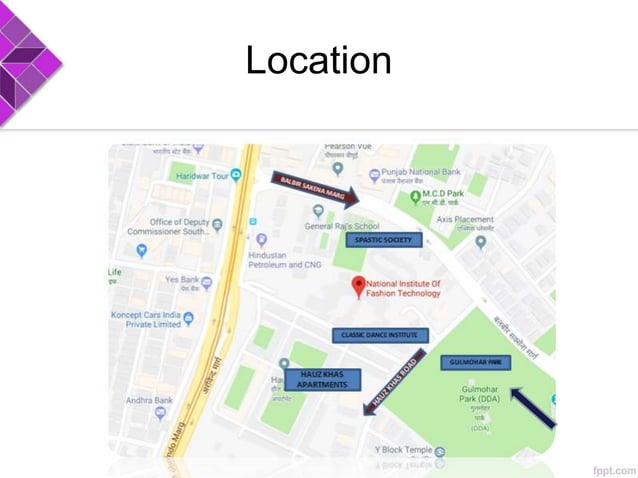 NIFT Delhi architecture | PPT | Civil Engineering Industry | Industries