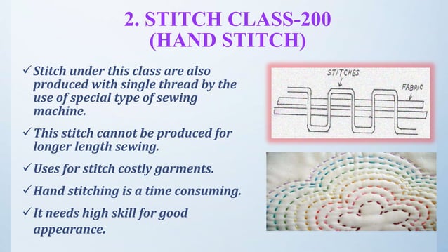 class stitch | PPTX | Needlework | Arts and Crafts