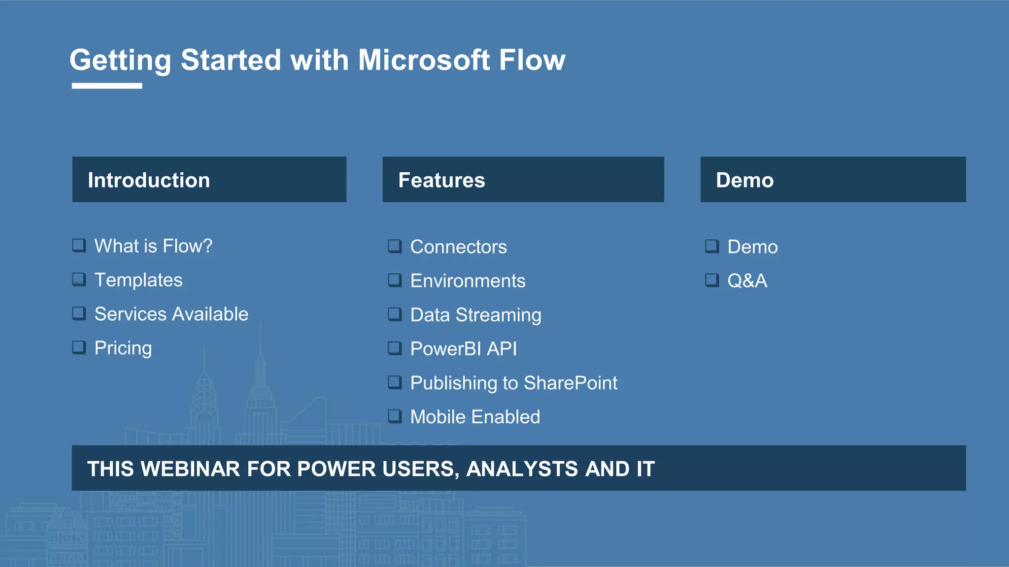 Introduction to Microsoft Flow | PPT