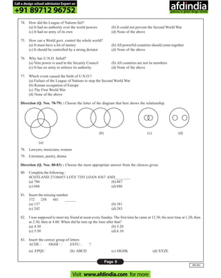 Nift pg technology sample question paper gat | PDF | Standardized ...