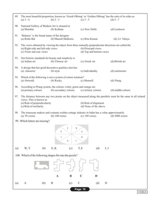 Nift sample paper | PDF