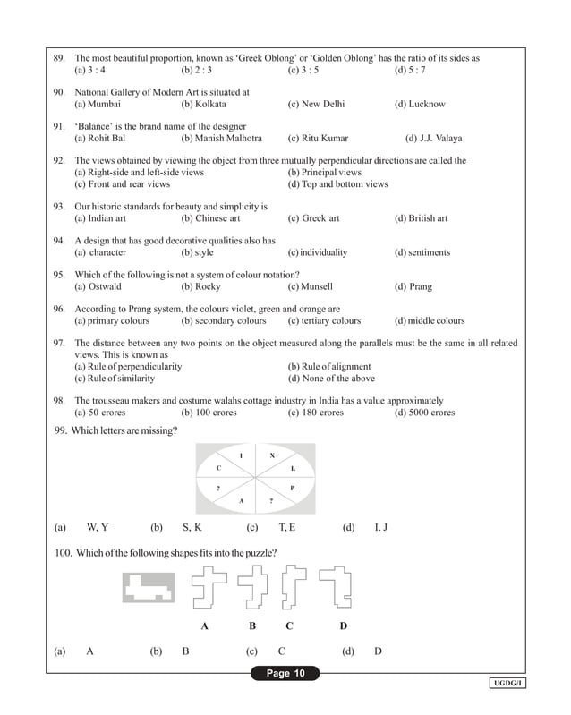 Nift sample paper | PDF