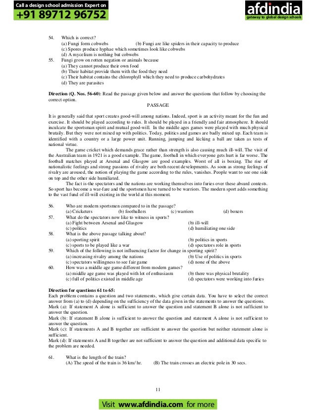 NIFT Sample Paper BDes General Ability Test GAT 3 nift-sample-paper-bdes-general-ability-test-gat-3