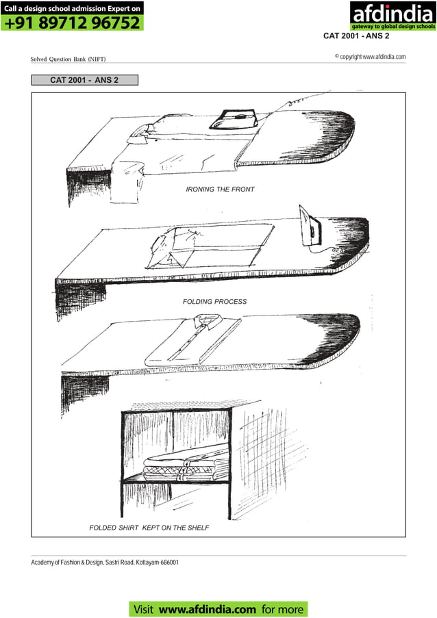 NIFT solved CAT question paper | PDF | Arts and Crafts | Hobbies ...