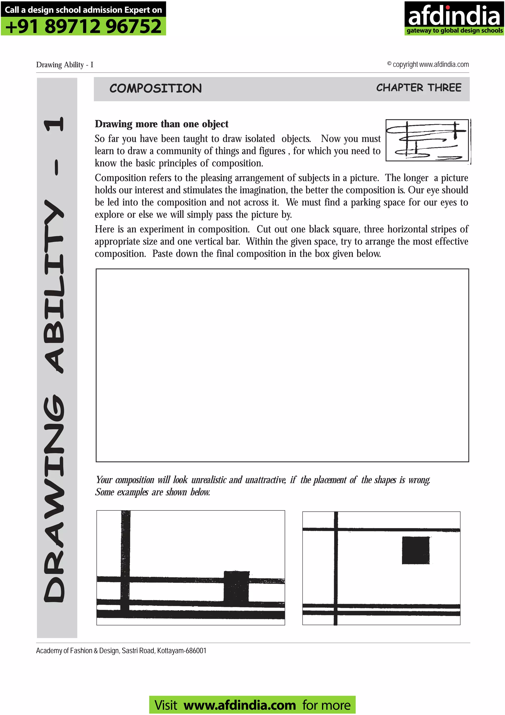 NIFT study material creative ability test | PDF