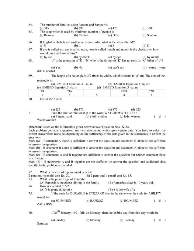 Nift ug design gat question paper 2 | PDF