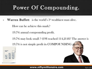Financial Freedom @ Niftymillionaire | PPT