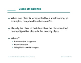 Learning Classifier Systems for Class Imbalance Problems | PDF