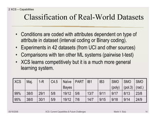 XCS: Current capabilities and future challenges | PDF | Genetics | Science