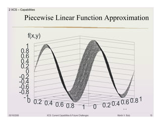 XCS: Current capabilities and future challenges | PPT