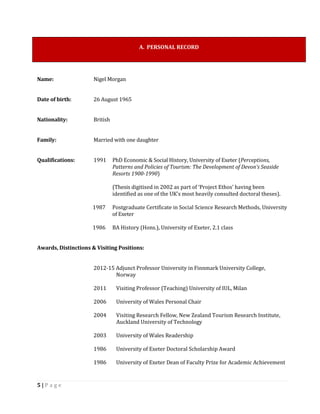 Nigel's CV | PDF