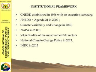 Niger's experience in mainstreaming climate change into national ...