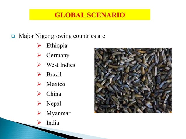 Niger Breeding,crop improvement | PPTX
