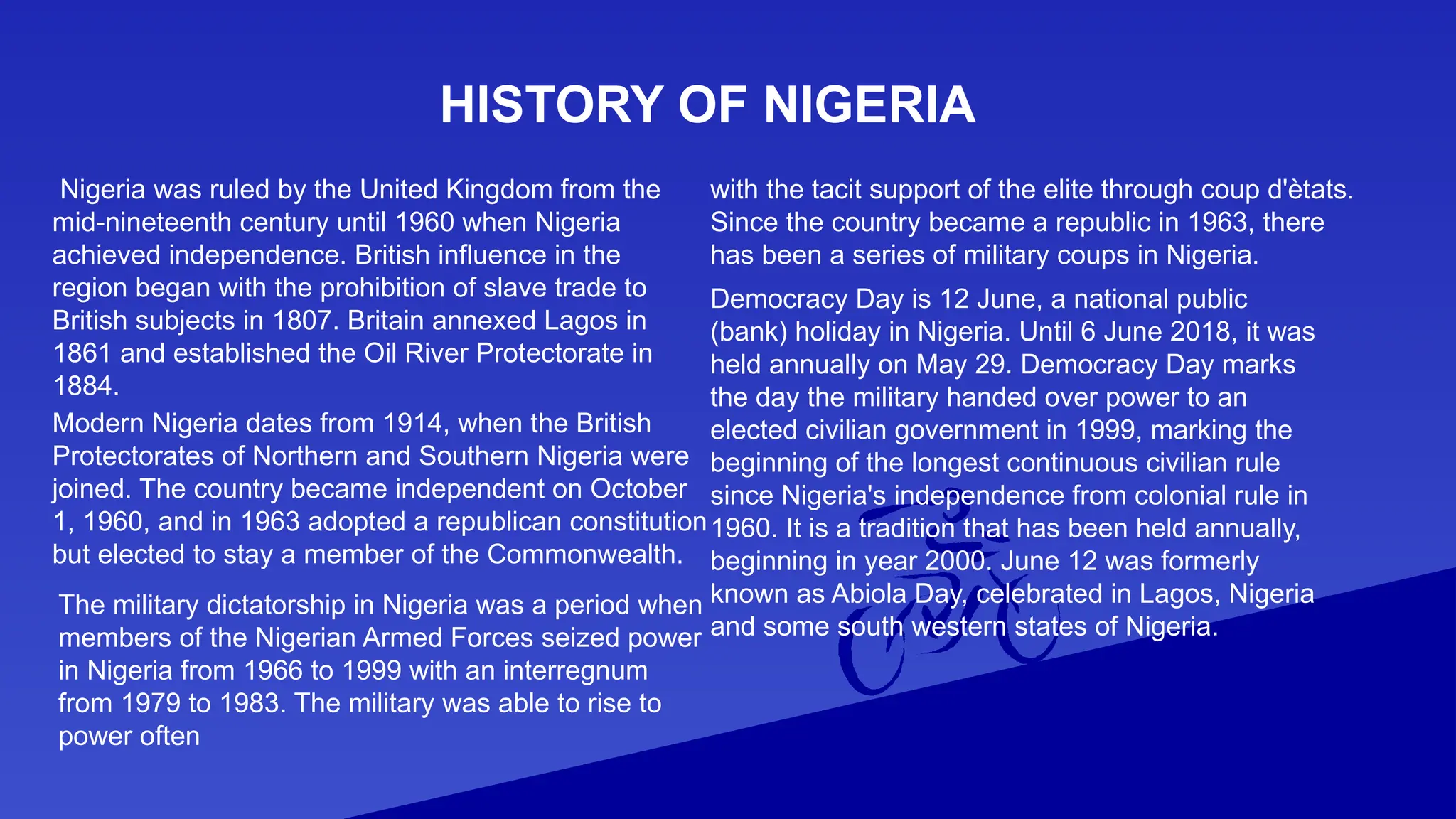 Presentation on Introduction to Nigeria. | PPTX