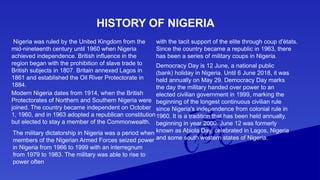 Presentation on Introduction to Nigeria. | PPTX