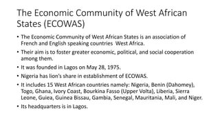 Nigeria and the wider world | PPTX