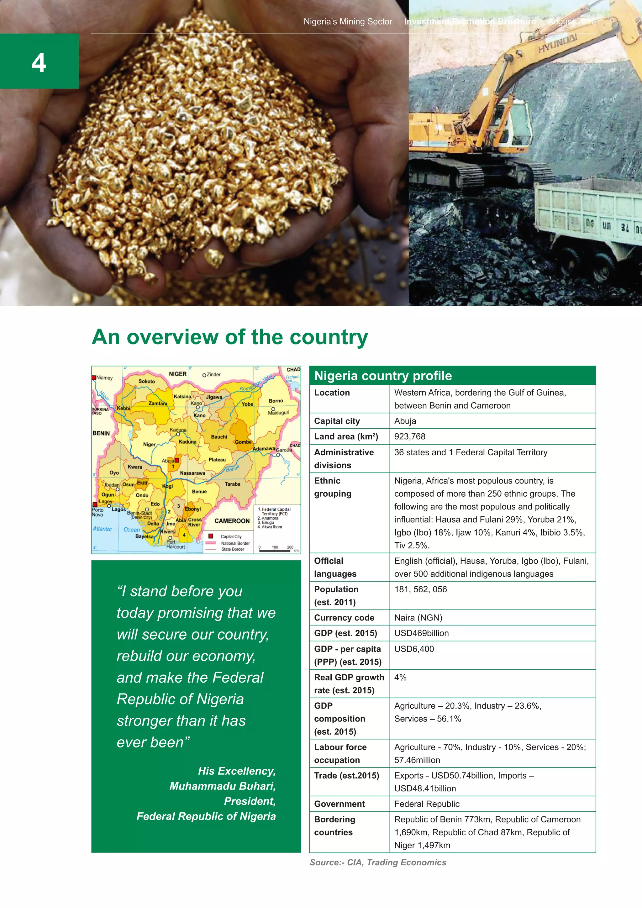 Nigeria's Mining and Metal Sector | PDF | Commodities | Economy