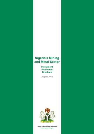 Nigeria's Mining and Metal Sector | PDF