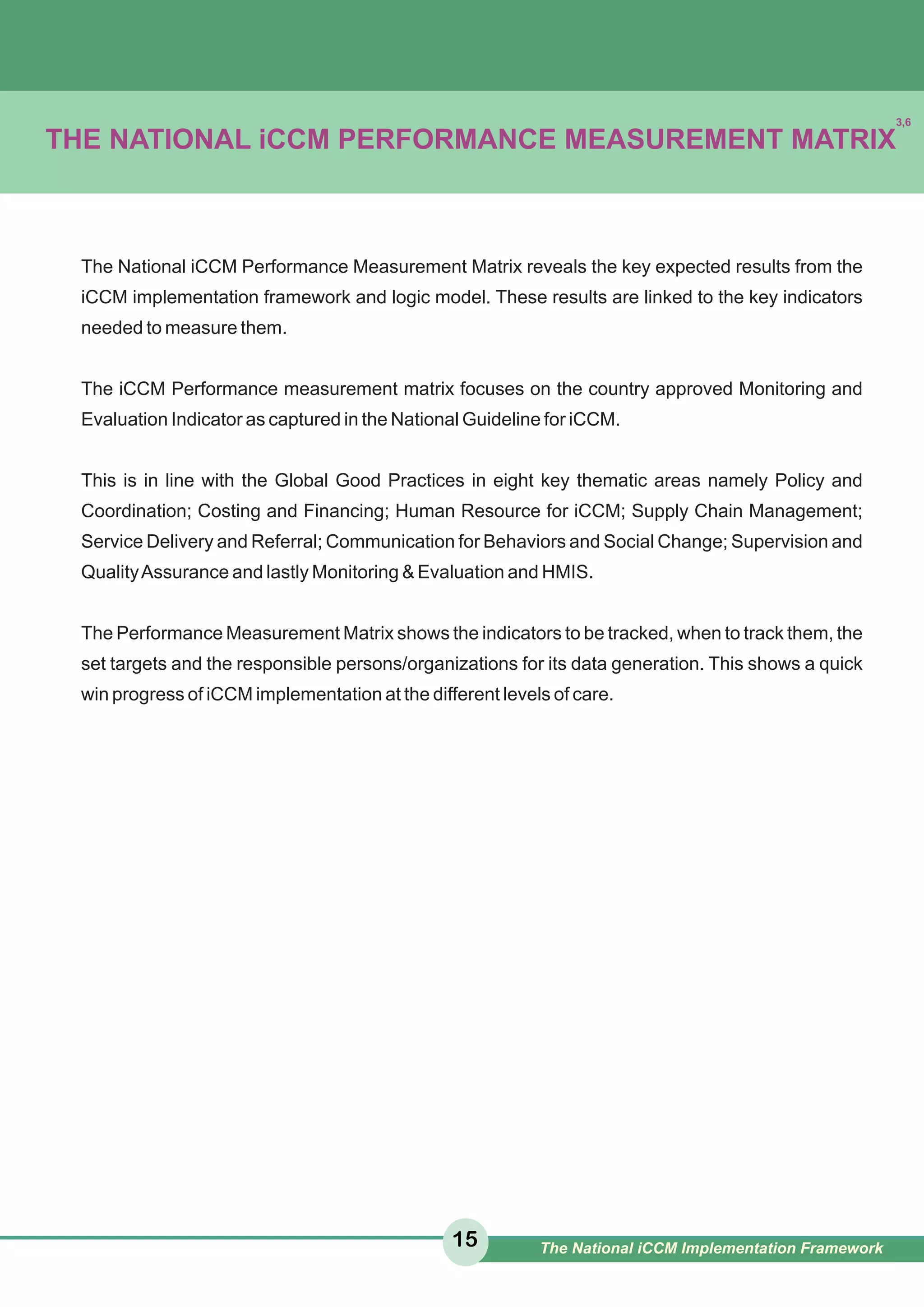 Nigeria national iccm implementation framework | PDF