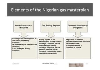 Nigerian Gas Policy | PDF