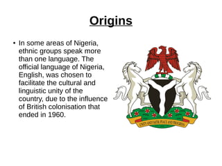 Nigerian pidgin | ODP