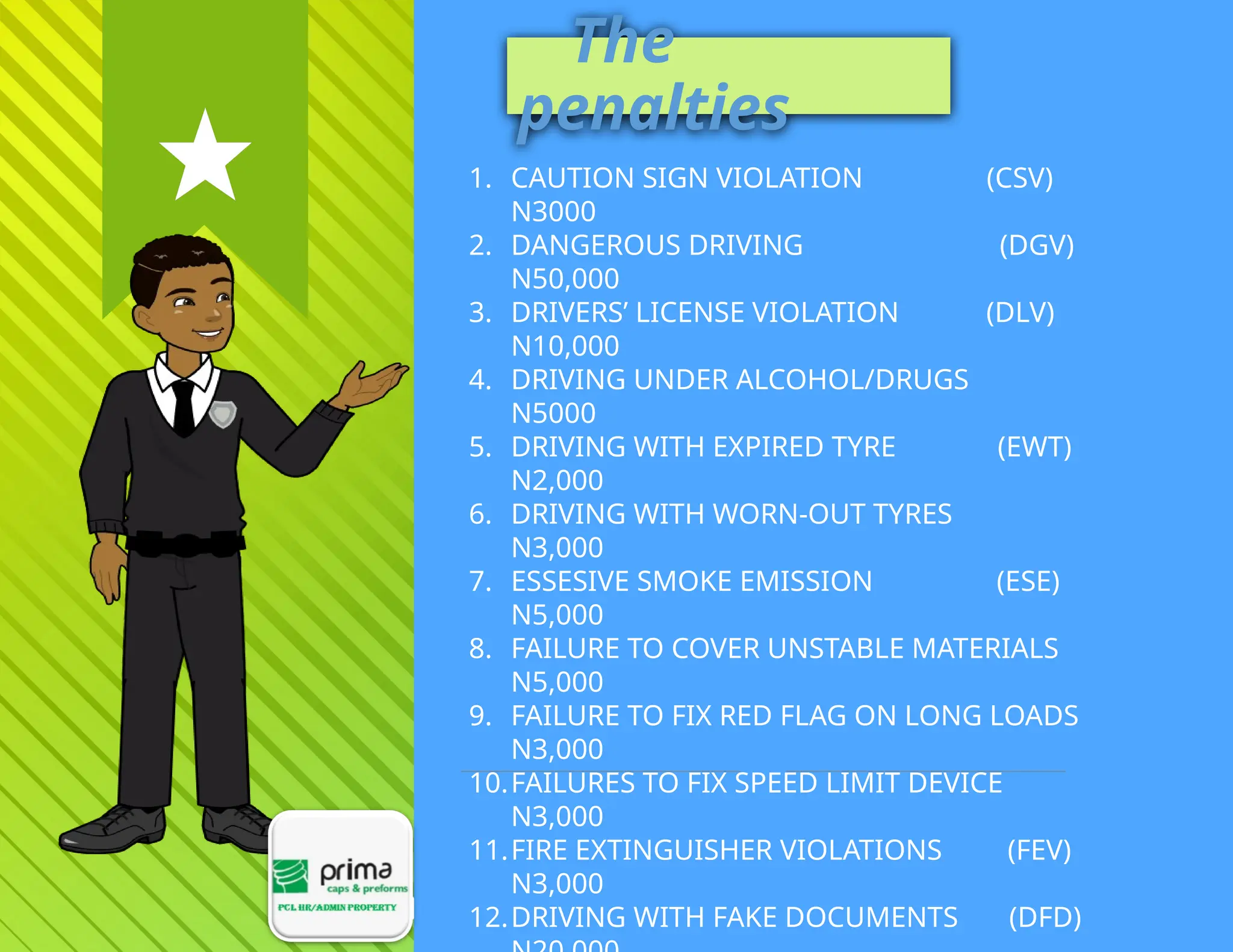Nigerian road regulators & Penalties.pptx