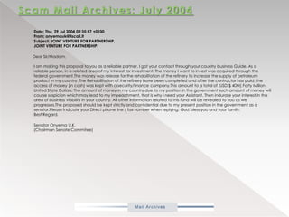 Nigerian scam | PPT