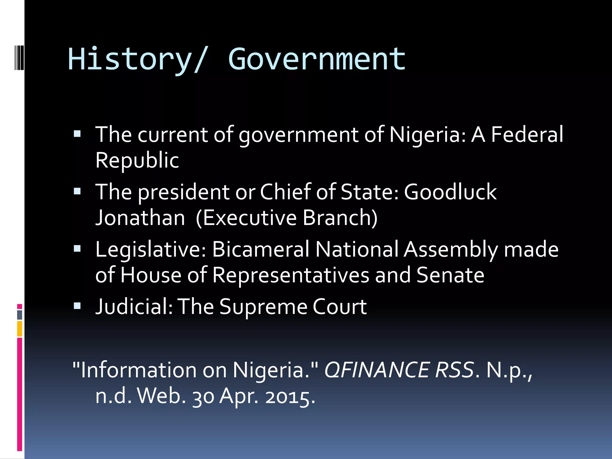 Nigeria presentation | PPTX