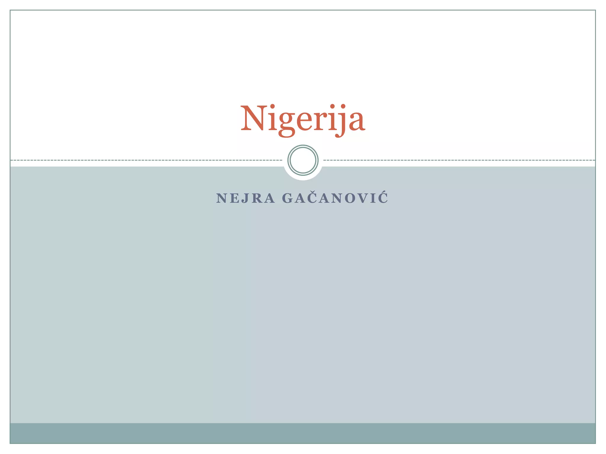 Nigerija | PPTX
