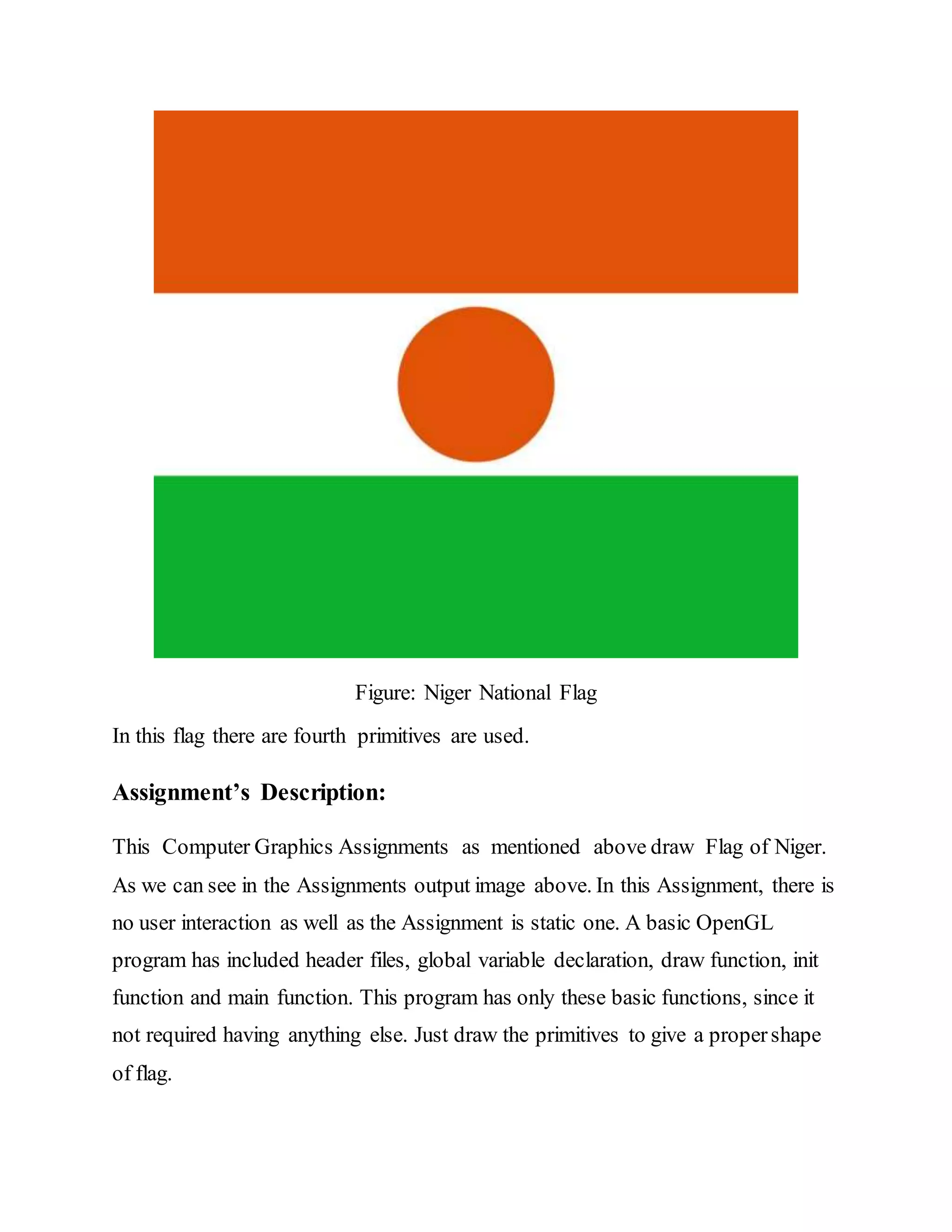 Niger National Flag | DOCX