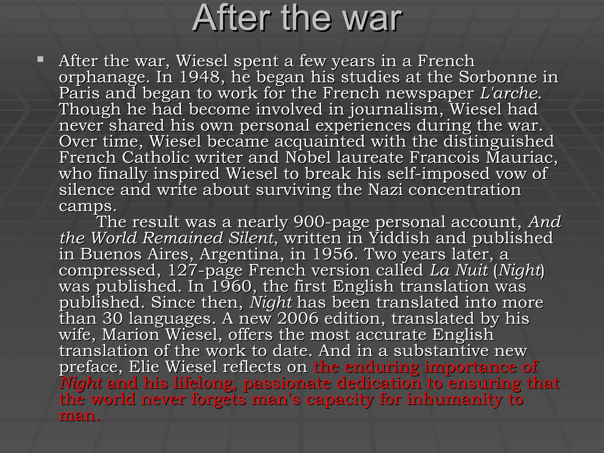 Night background | PPT