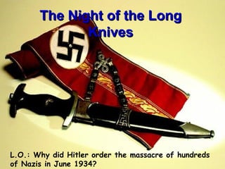 Night of the Long Knives | PPT