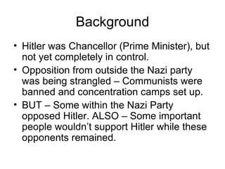 Night of the Long Knives | PPT