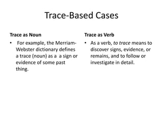 Night at the museum trace based | PPT